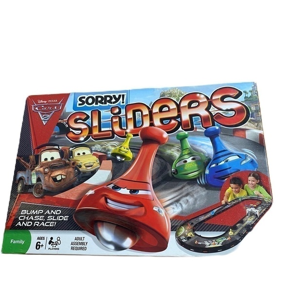 Disney | Toys | Disney Cars Sorry Sliders Board Game Kids Toy Missing ...